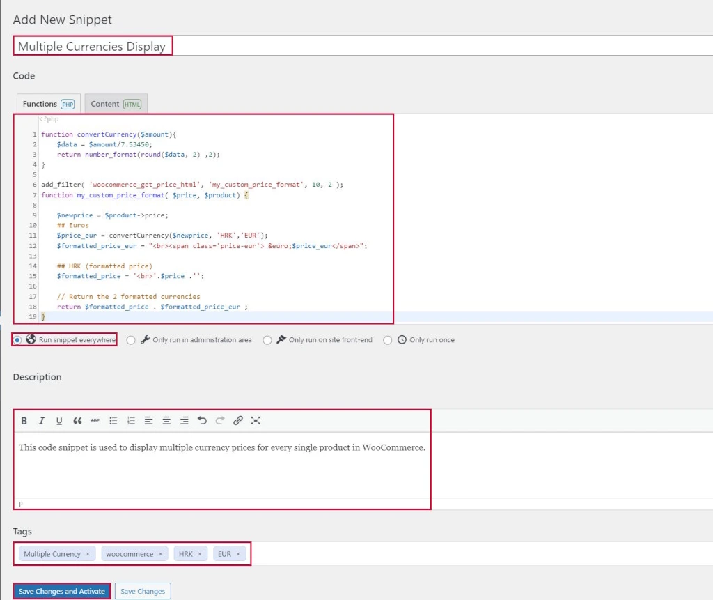 Display Multiple Currencies in WooCommerce ⋆ Zack's