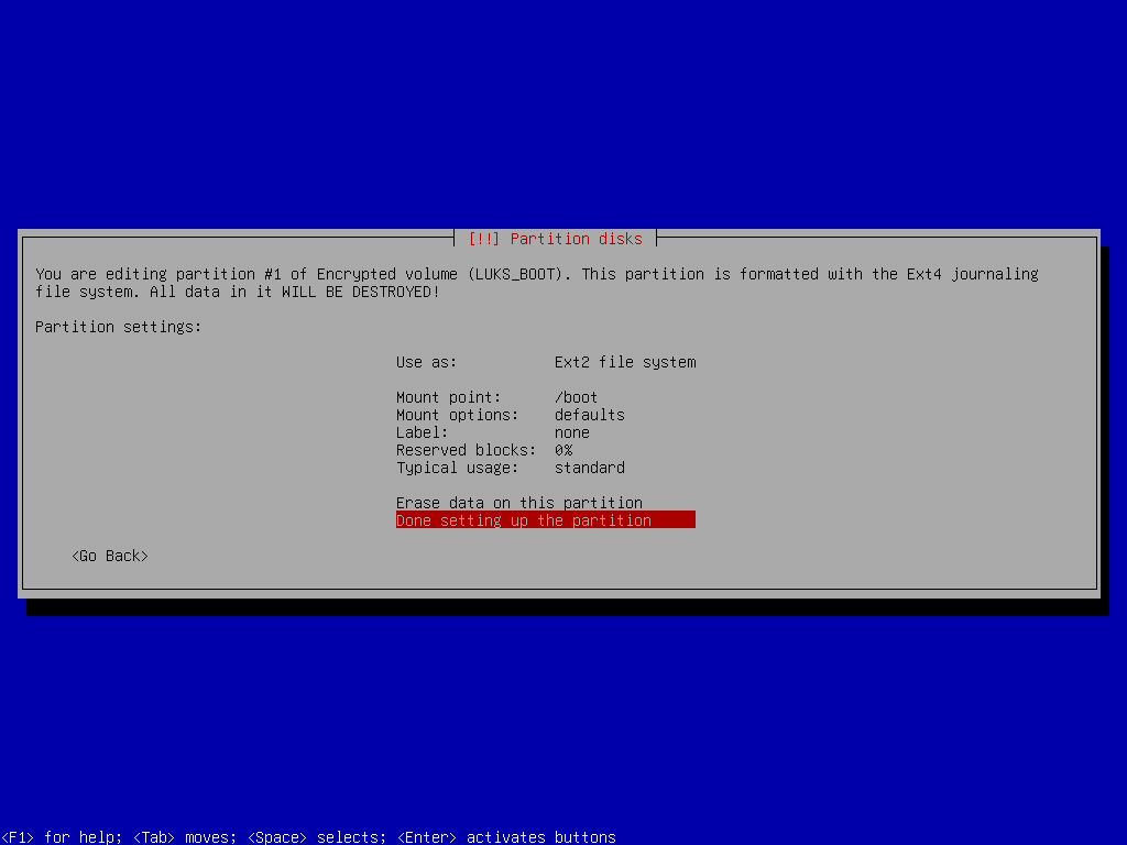 Securing Your Data Installing Debian Linux With Disk Encryption ⋆ Zacks